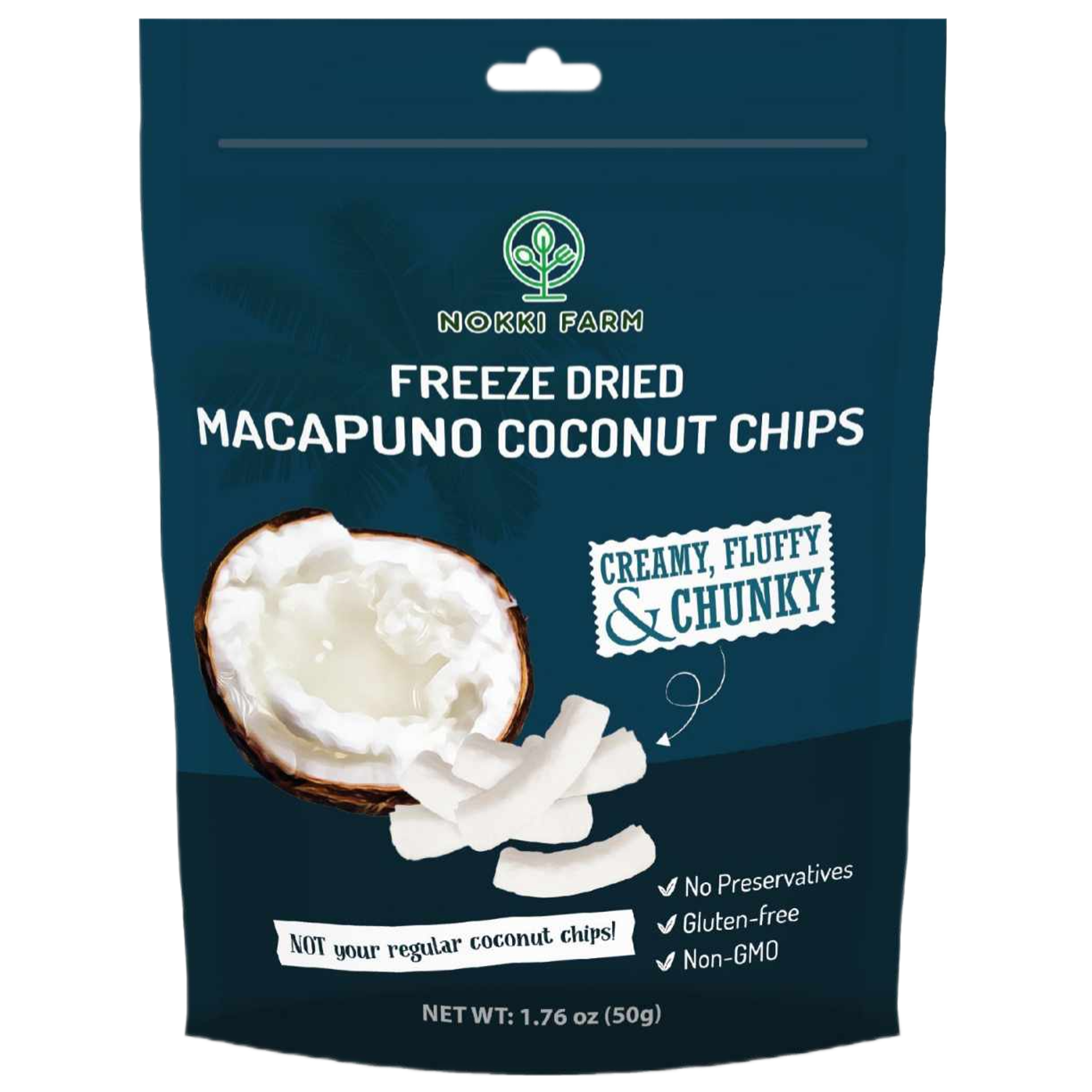 Macapuno Coconut Chips – Nokki Farm