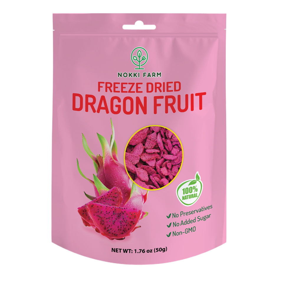 Premium Freeze Dried Dragon Fruit: Natural Flavor Boost – Nokki Farm