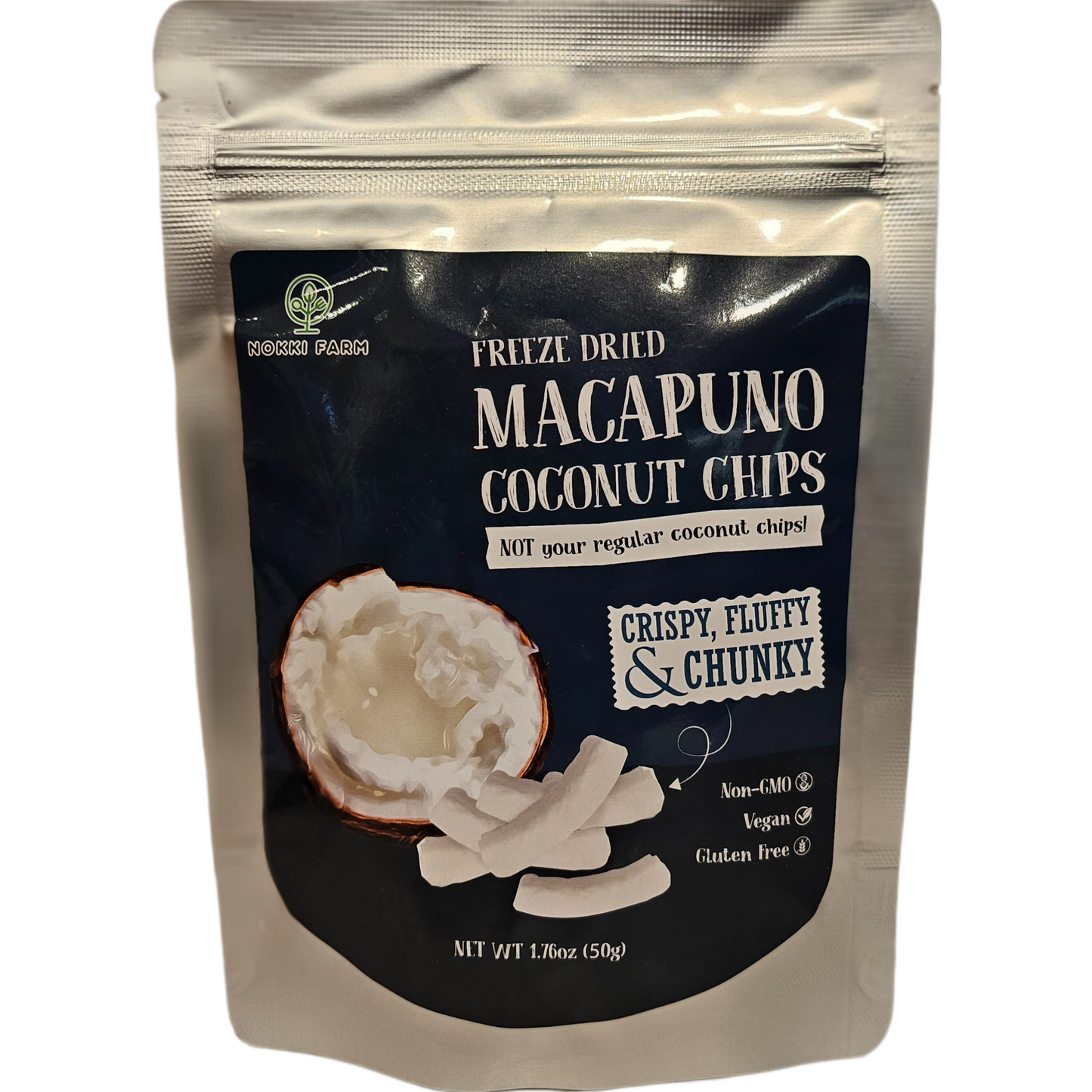 Freeze Dried Macapuno Coconut Chips – Nokki Farm