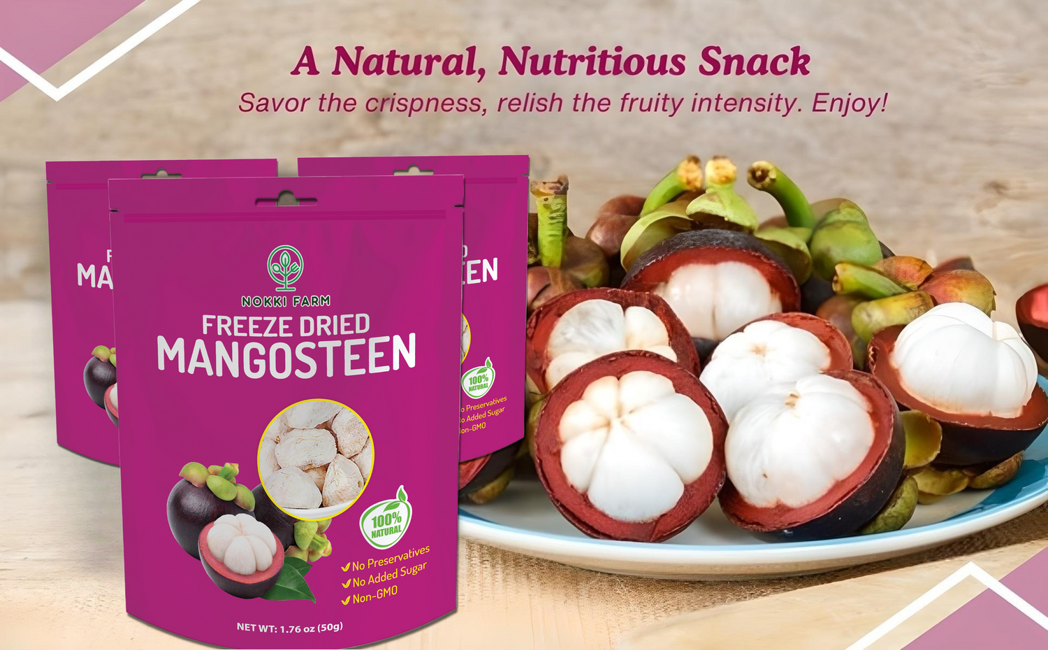 Dried fruit snacks, Dried fruit | Nokki Farm