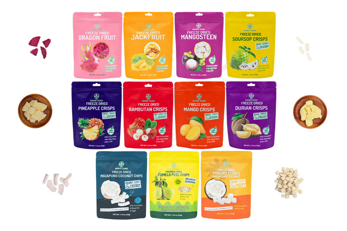 Freeze Dried Fruit Snacks From Vietnamese Farms | Nokki Farm