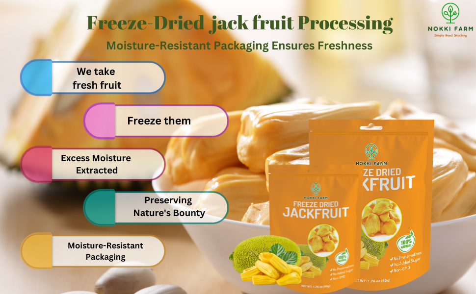Freeze Dried Jackfruit – Nokki Farm